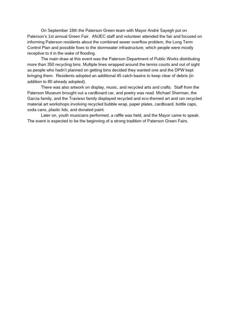 Paterson Green Fair Vinesh Gujral | PDF