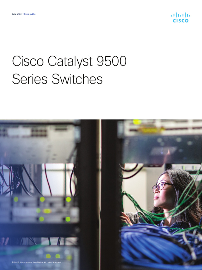 Cisco Catalyst 9500 Series Switches Datasheet | PDF | Network Switch ...