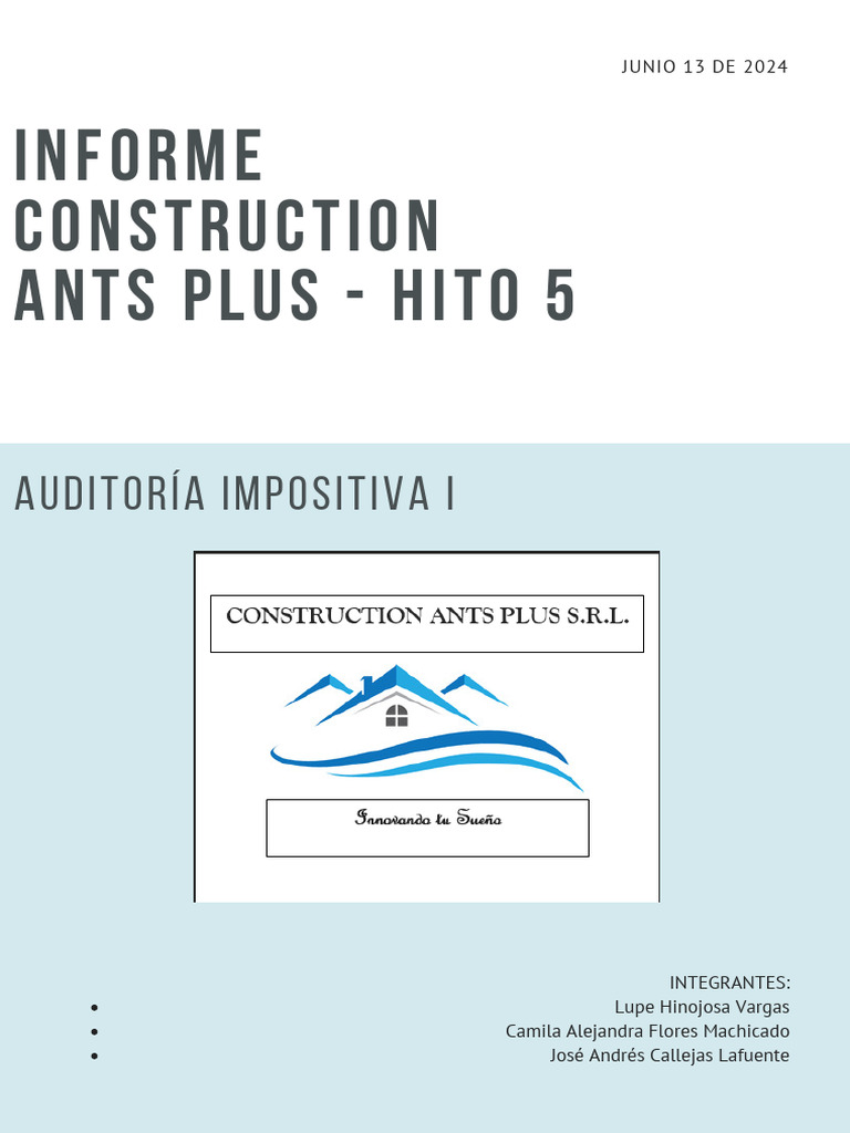 Construction Ants Plus | PDF | Sociedad de responsabilidad limitada ...
