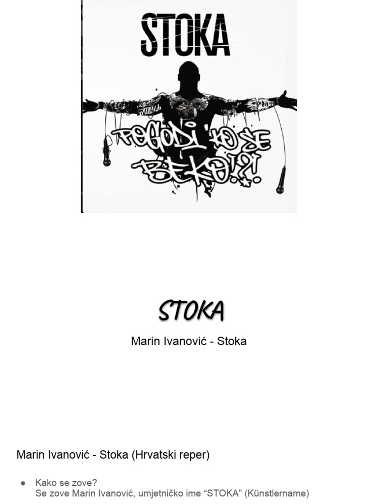 Prezentacija STOKA Kroatisch | PDF