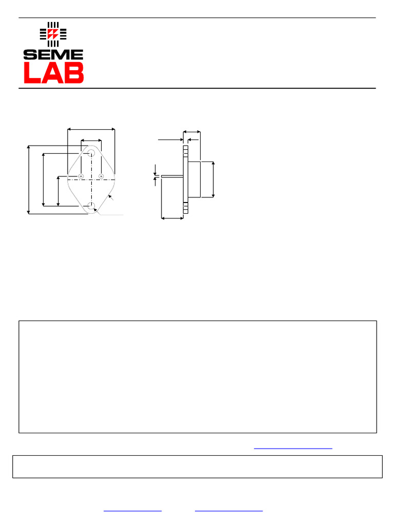 BDX 64B DataSheet | PDF | Bipolar Junction Transistor | Manufactured Goods