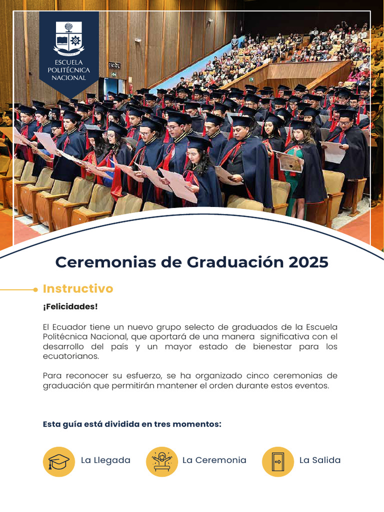 Ceremonias de Graduación 2025 EPN | PDF