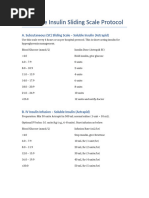 Ref - Adult Sliding Scale For Insulin Aspart | PDF | Hypoglycemia ...