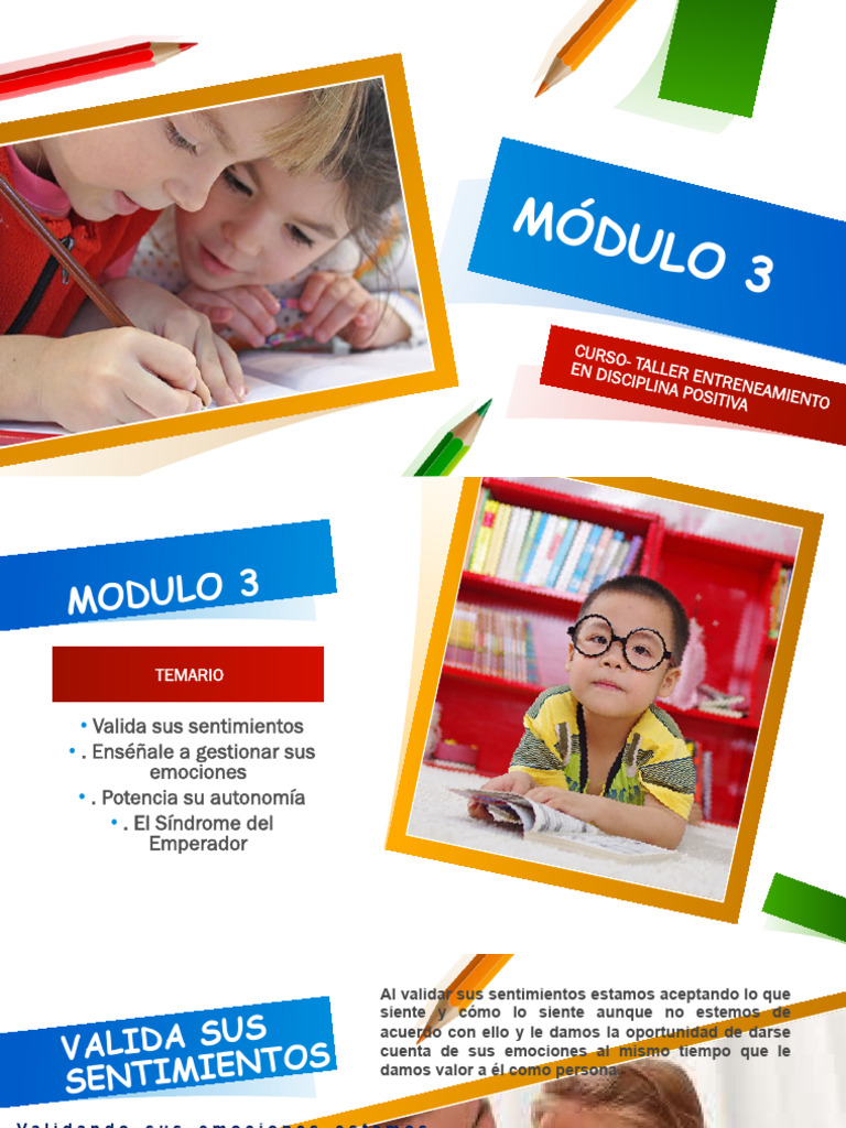 3curso Disciplina Positiva Modulo3 | PDF | Las emociones | Empatía