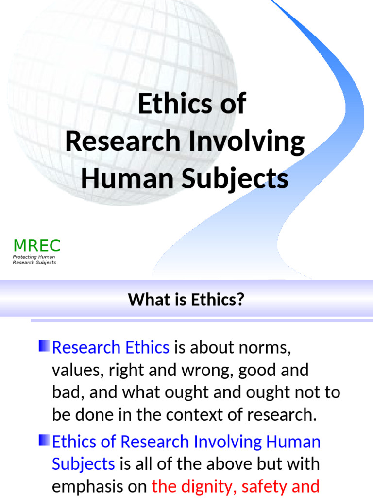 Ethics in Human Subject Research | PDF | Clinical Trial | Experiment