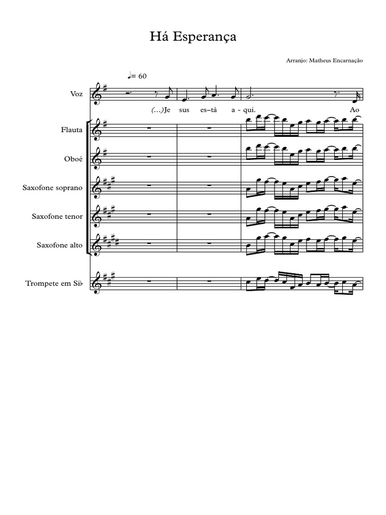 Há Esperança - Grade - ICM | PDF | Produção musical | Tecnologia musical