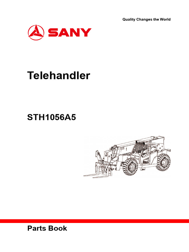 STH1056A5 Telehandler Parts Manual | PDF | Crane (Machine) | Valve