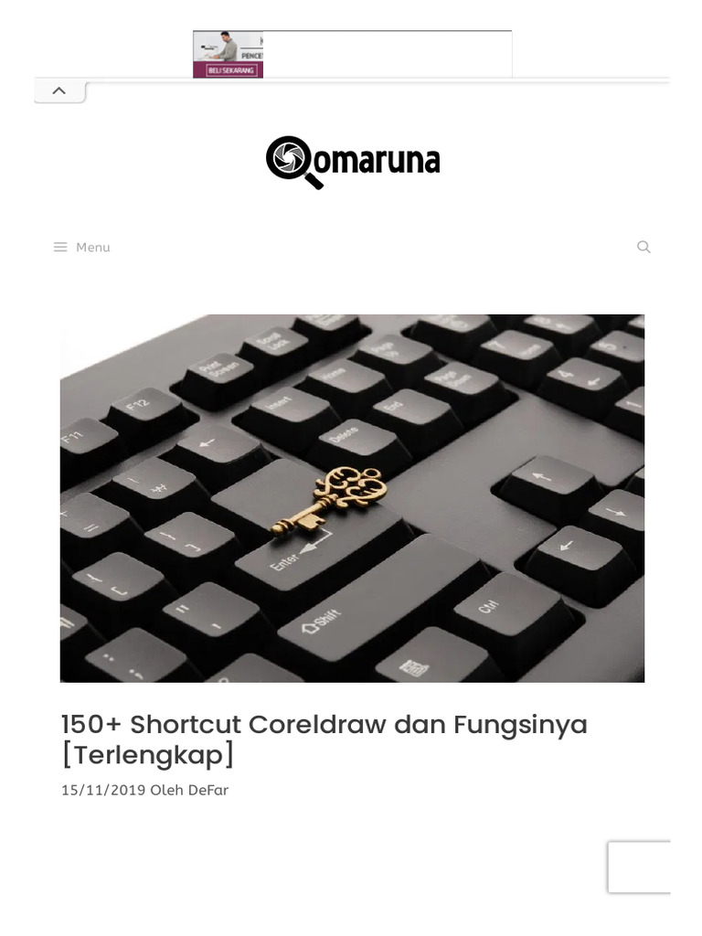 150+ Shortcut Coreldraw Dan Fungsinya (Terlengkap) | PDF