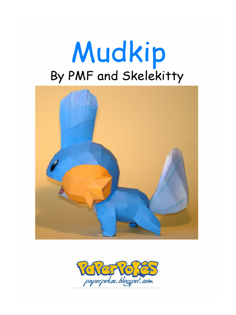 Mudkip-A4 Shiny Lines | PDF