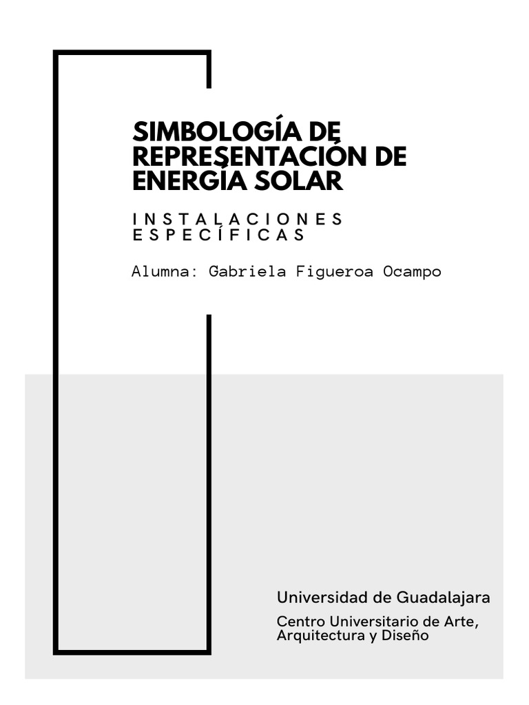 Simbología de Representación de Energía Solar | PDF