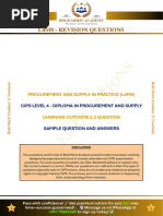 CIPS CR Exam Guidance for Levels 4-6 | PDF | Test (Assessment) | Question