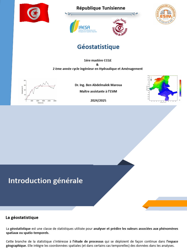 Introduction à la géostatistique en 2024 | PDF | Variable aléatoire ...