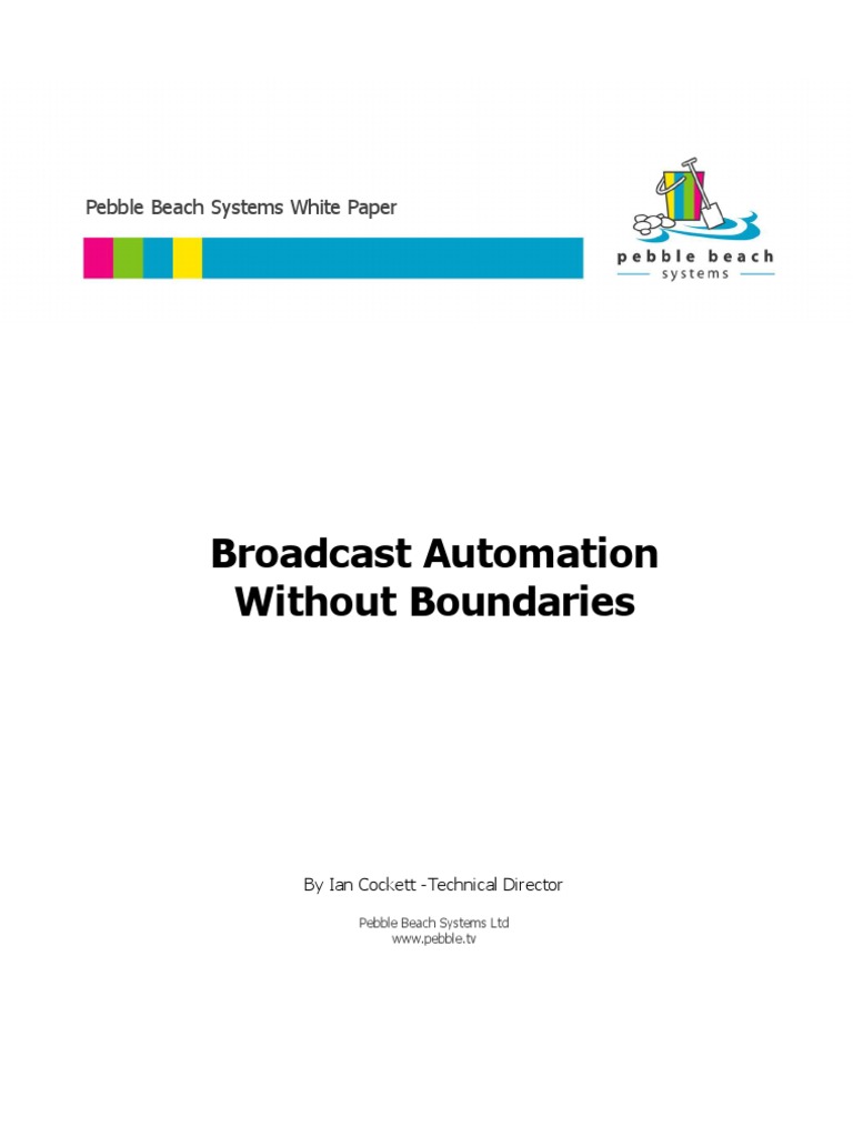 Broadcast Automation Without Boundaries - White Paper | PDF | Automation | Databases