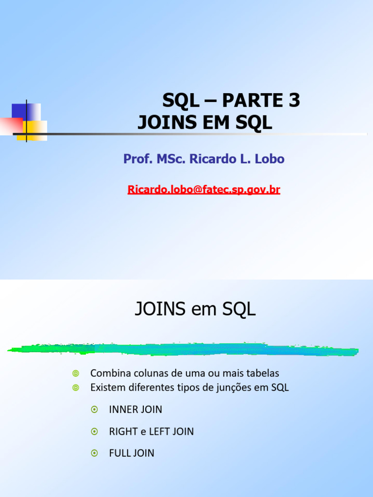10 - SQL Joins | PDF