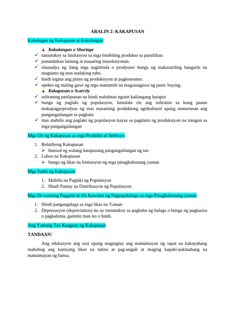 ArPan 9 Lesson 2 | PDF