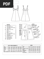 Free Corset Belt Pattern & Tutorial | PDF | Seam (Sewing) | Corset