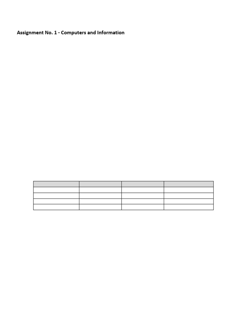 Assignment 1 Binary Octal Decimal Hexa Pdf 6506