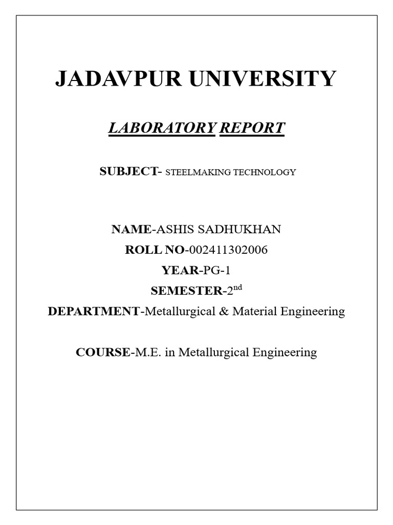 Front Page LAB | PDF