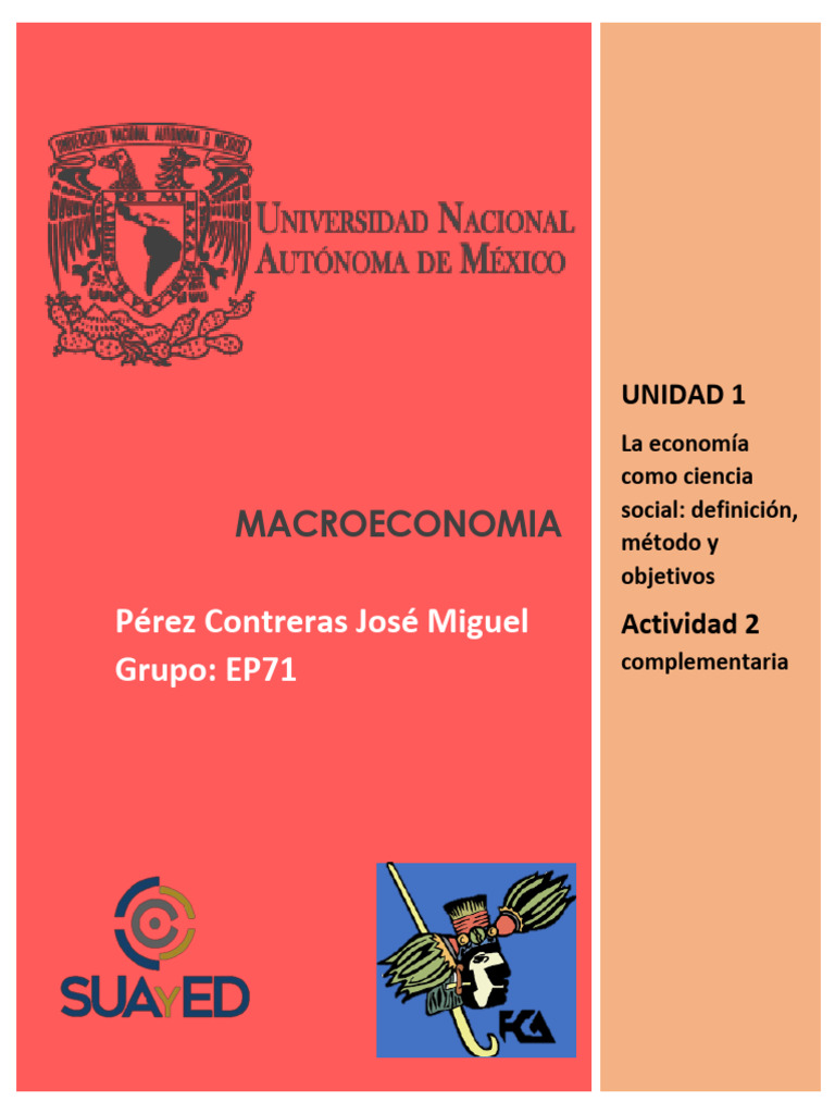 U1 Act - Complementaria2 EP71 | PDF | Macroeconómica | Producto Interno Bruto
