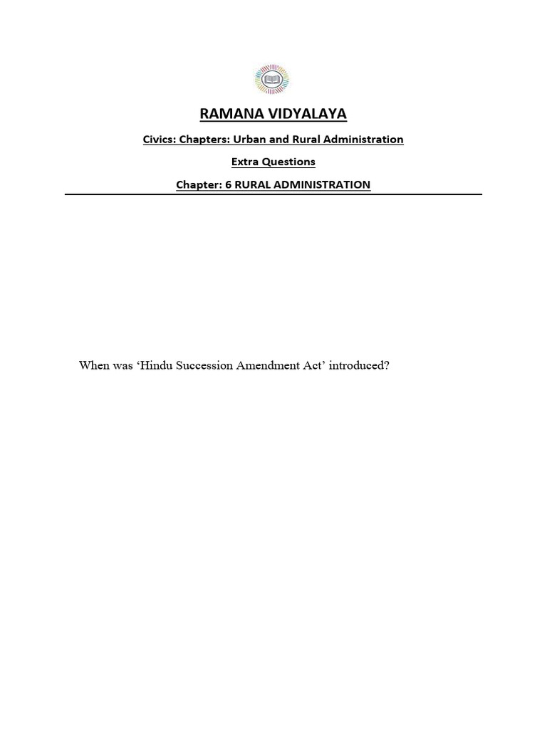 Rural and Urban Administration FAQs | PDF | Waste | Recycling