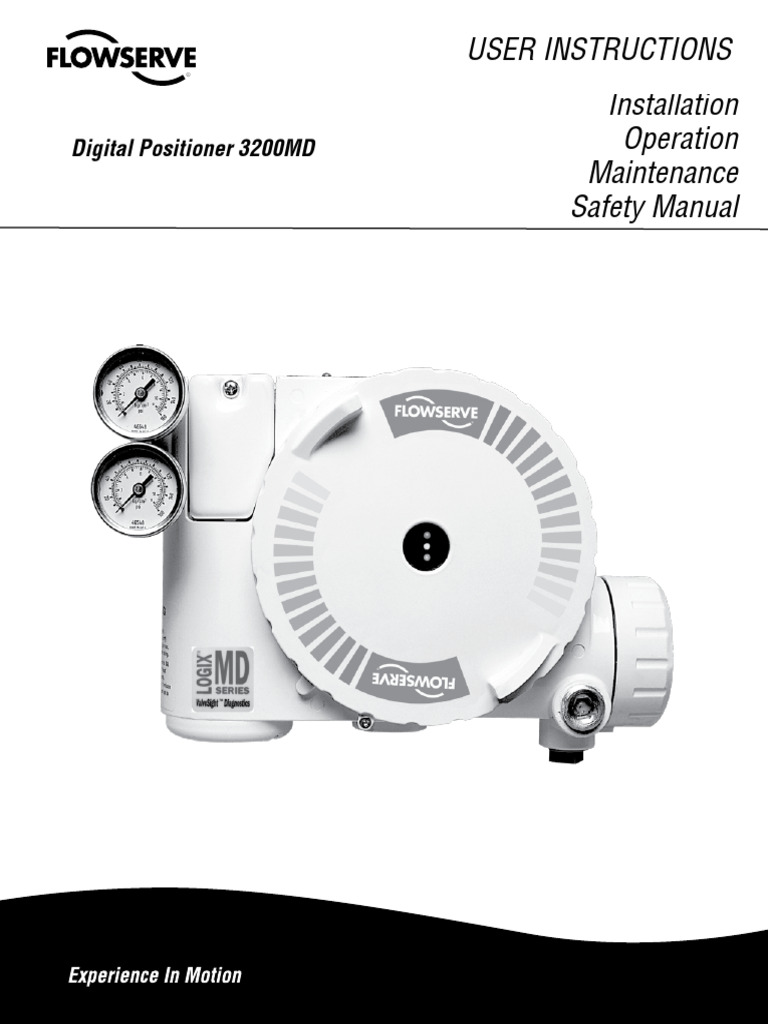 Valtek-Logix-3200MD-Positioner-IOM (1)(1) | PDF | Valve | Usb