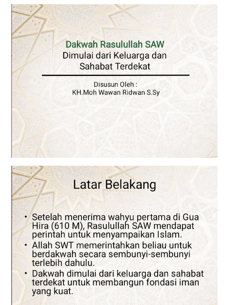 Materi Sirah Nabawiah | PDF