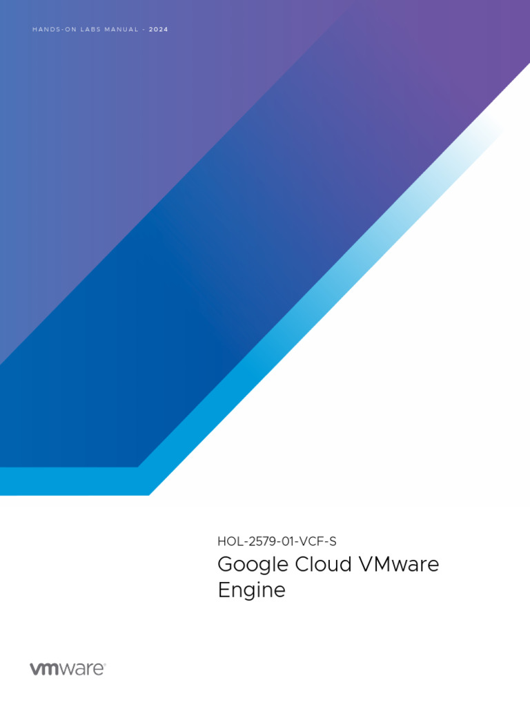 hol-2579-01-vcf-s_pdf_en | PDF | Command Line Interface | Cloud Computing