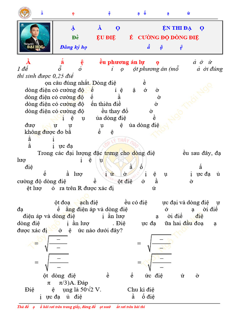 31 - de Hieu Dien The - Cuong Do Dong Dien Xoay Chieu | PDF