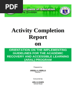 ARAL Reading Program Monitoring Tool | PDF | Behavior Modification ...