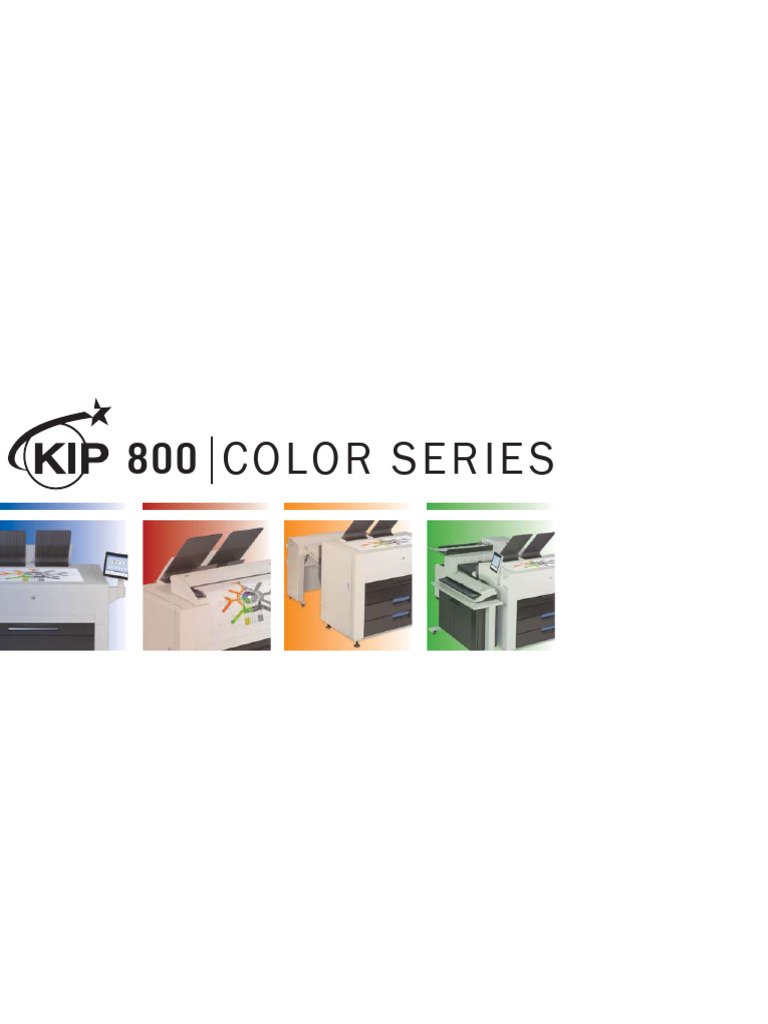 KIP 800 Color Series Wide Format Printers | PDF | Image Scanner ...
