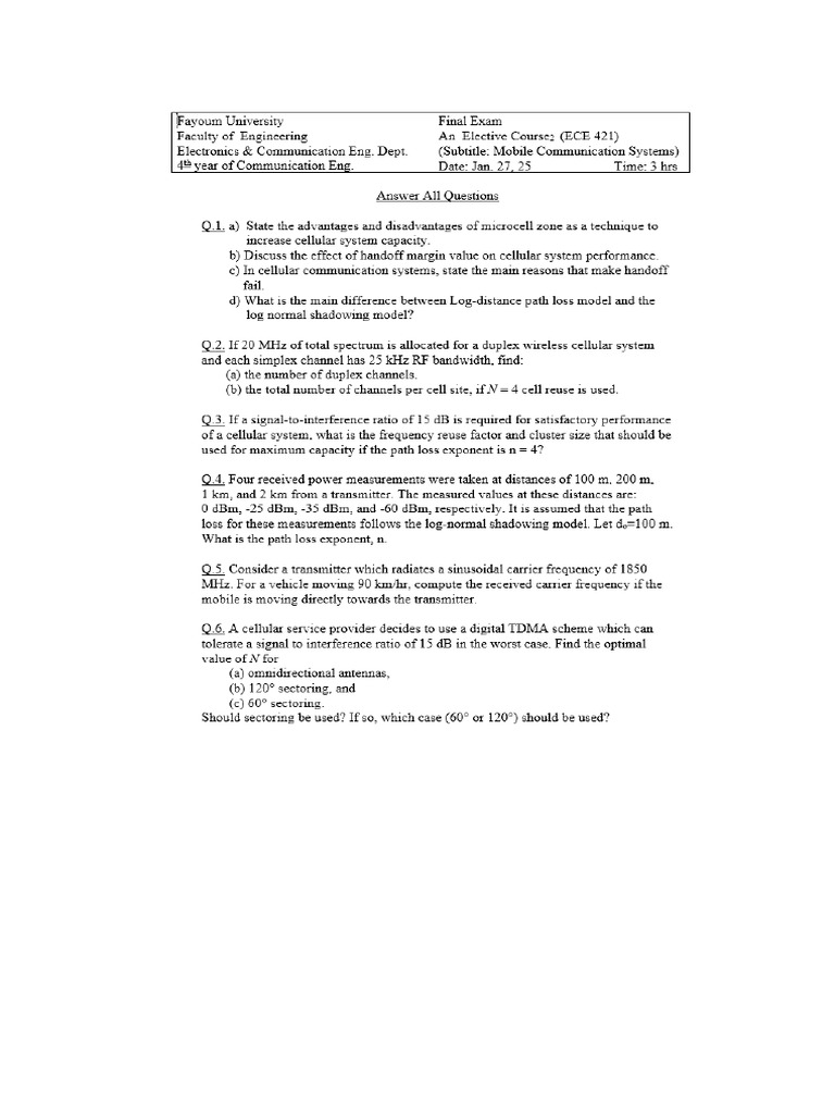 Test 3 Sol | PDF