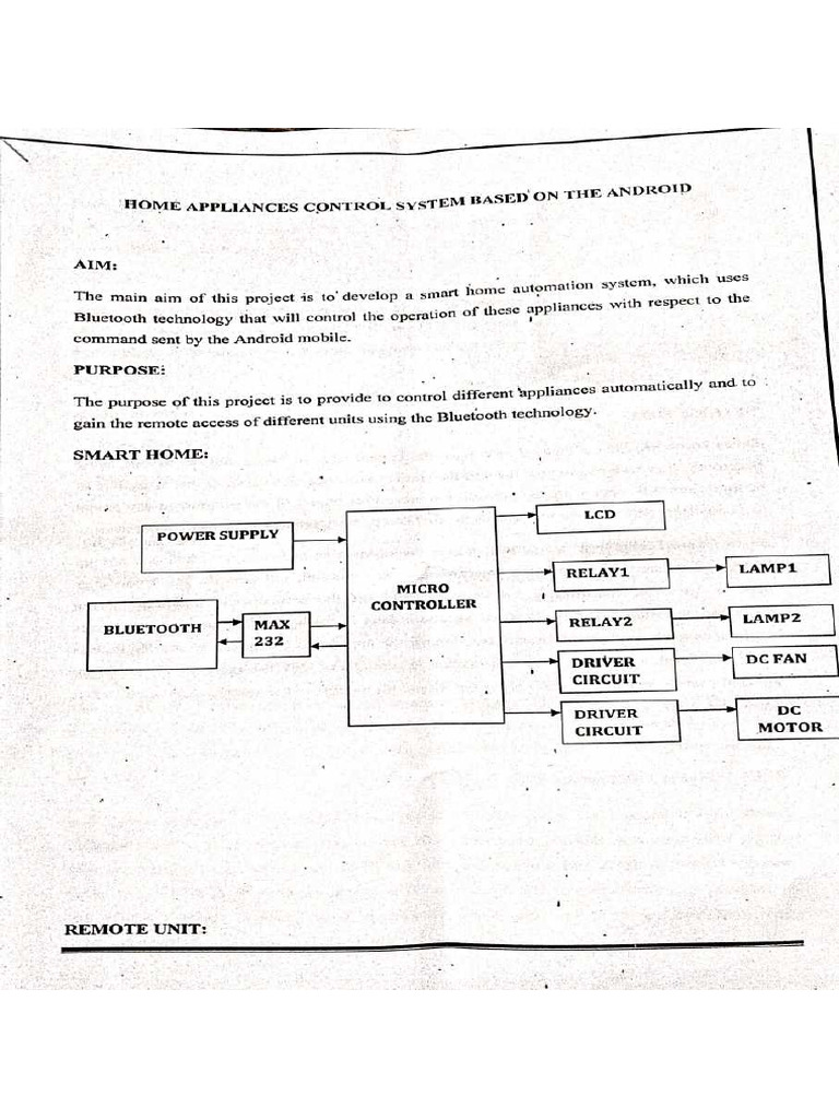 Home Appliances Control System Based On The Android-Compressed | PDF