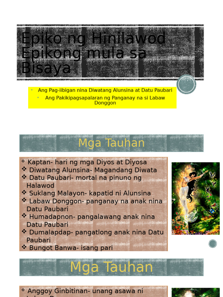 Ang Pag-Iibigan Nina Diwatang Alunsina at Datu Paubari | PDF