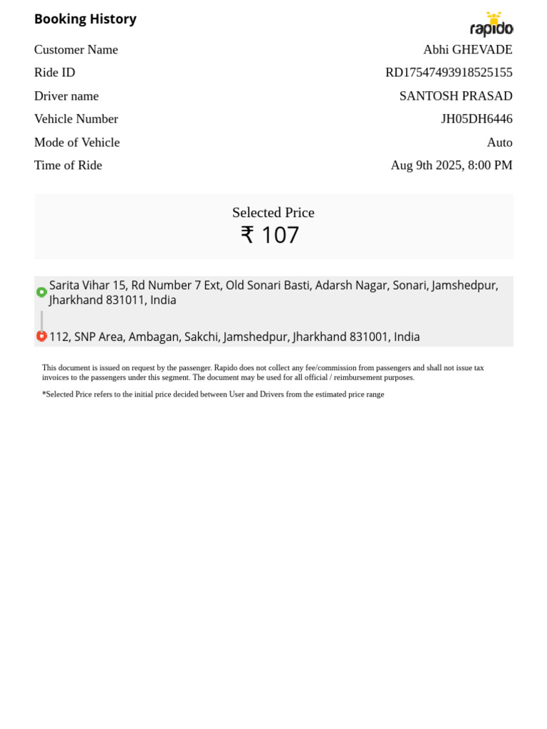 Auto Receipt RD17547493918525155 | PDF