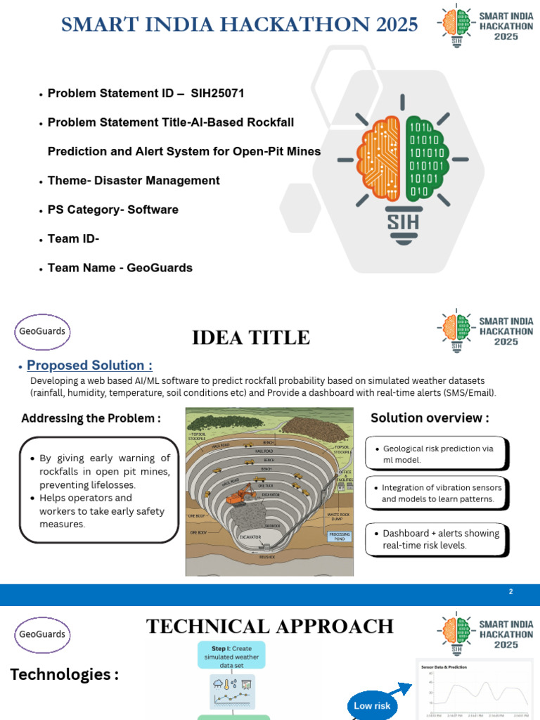 SIH2025 IDEA Presentation Format | PDF | Artificial Intelligence | Intelligence (AI) & Semantics