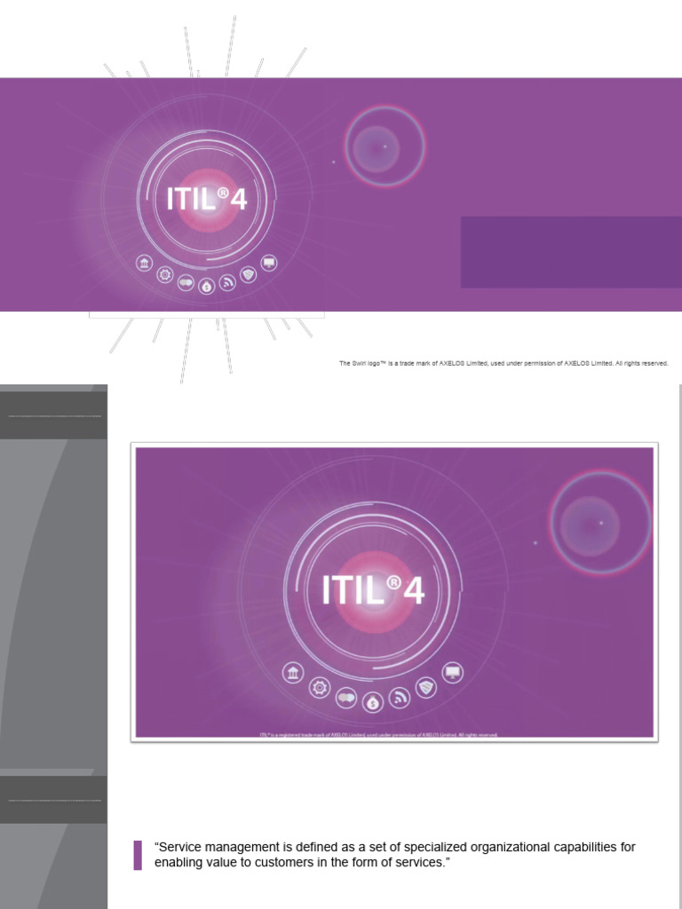 ITIL 4 Foundation Module 02 PPT r1.0.0 ITp | PDF | Risk | Utility