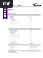 LDF5 50a | PDF | Coaxial Cable | Telecommunications Engineering