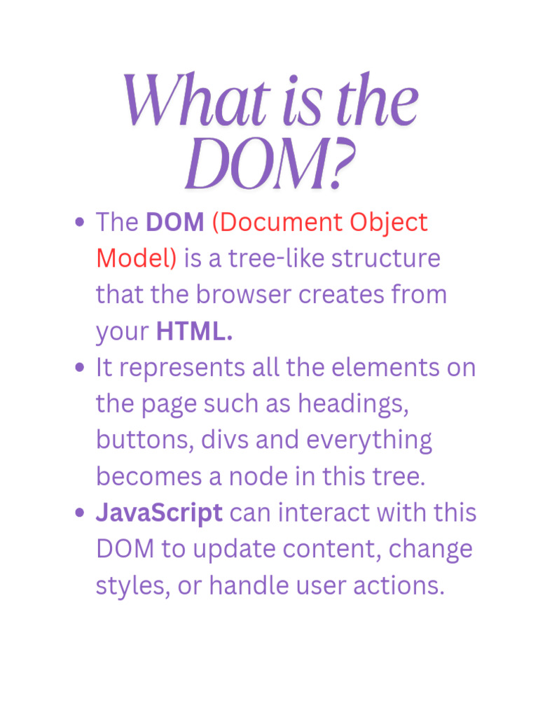 What Is DOM | PDF | Document Object Model | Hypertext