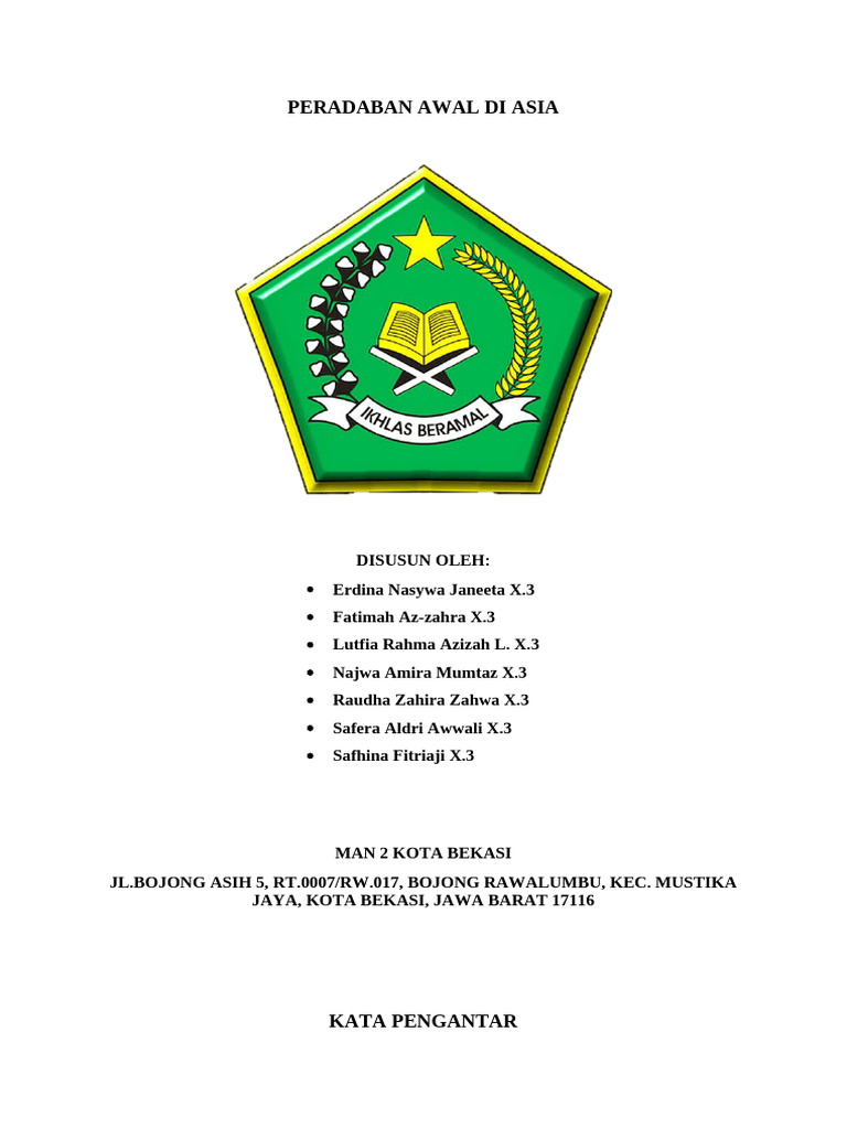 Peradaban Awal Di Asia | PDF