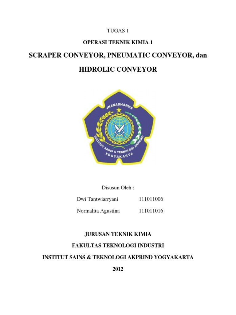Tugas Operasi Teknik Kimia 1 | PDF | Sains & Matematika