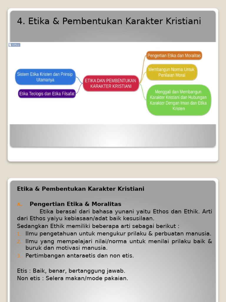 Etika & Pembentukan Karakter Kristiani | PDF