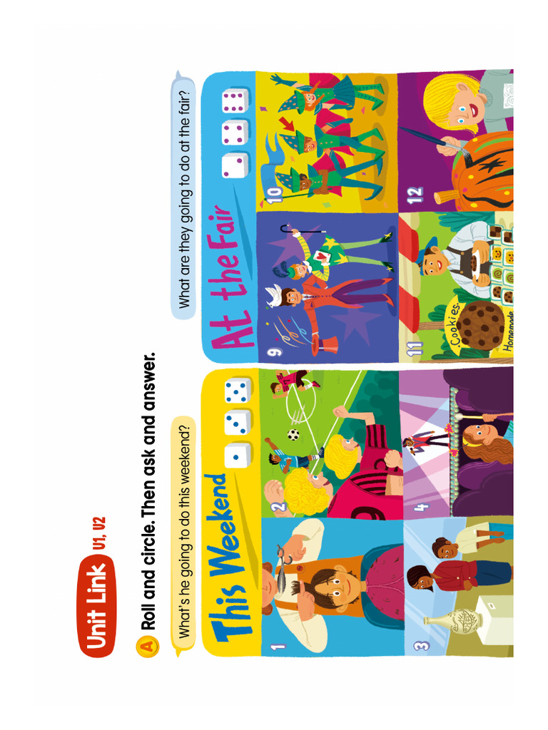 Let's Smile 6 - Board Game - Unit 2 | PDF