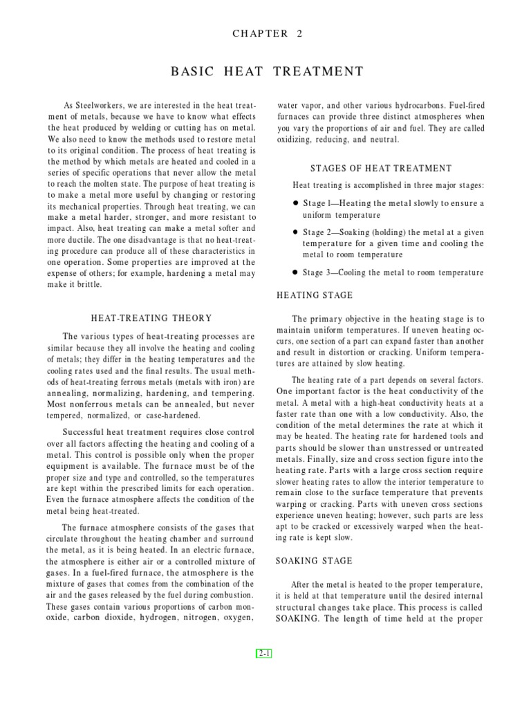 Basic Heat Treatment | PDF