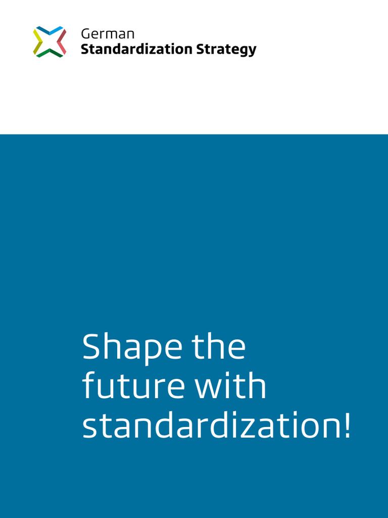 The German Standardization Strategy Data | PDF | Standardization ...