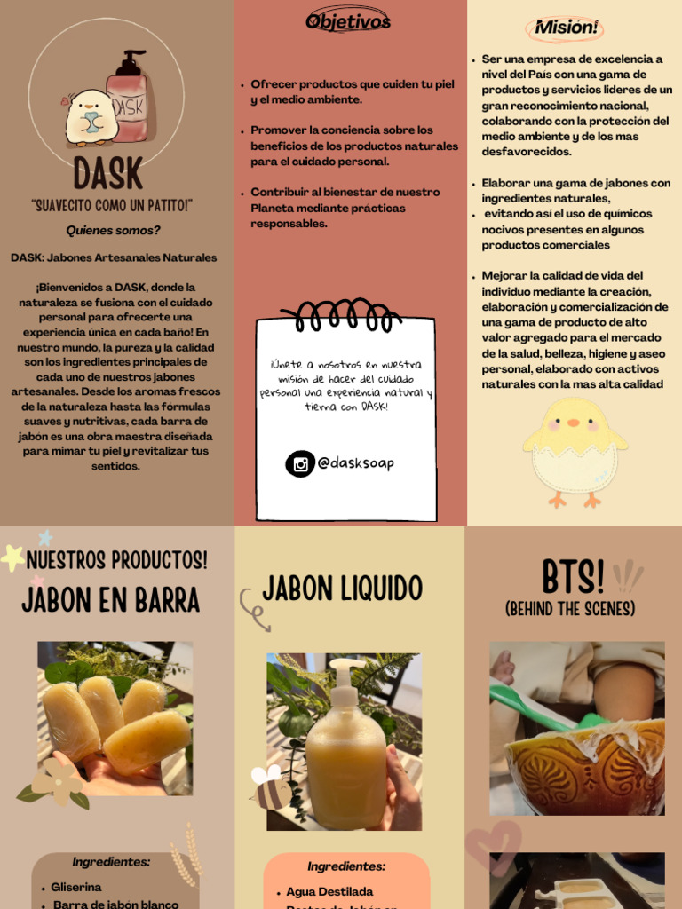 Folleto Jabon Dask | PDF | Jabón | Higiene
