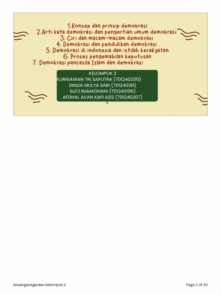 Kewarganegaraan Kelompok 2 | PDF