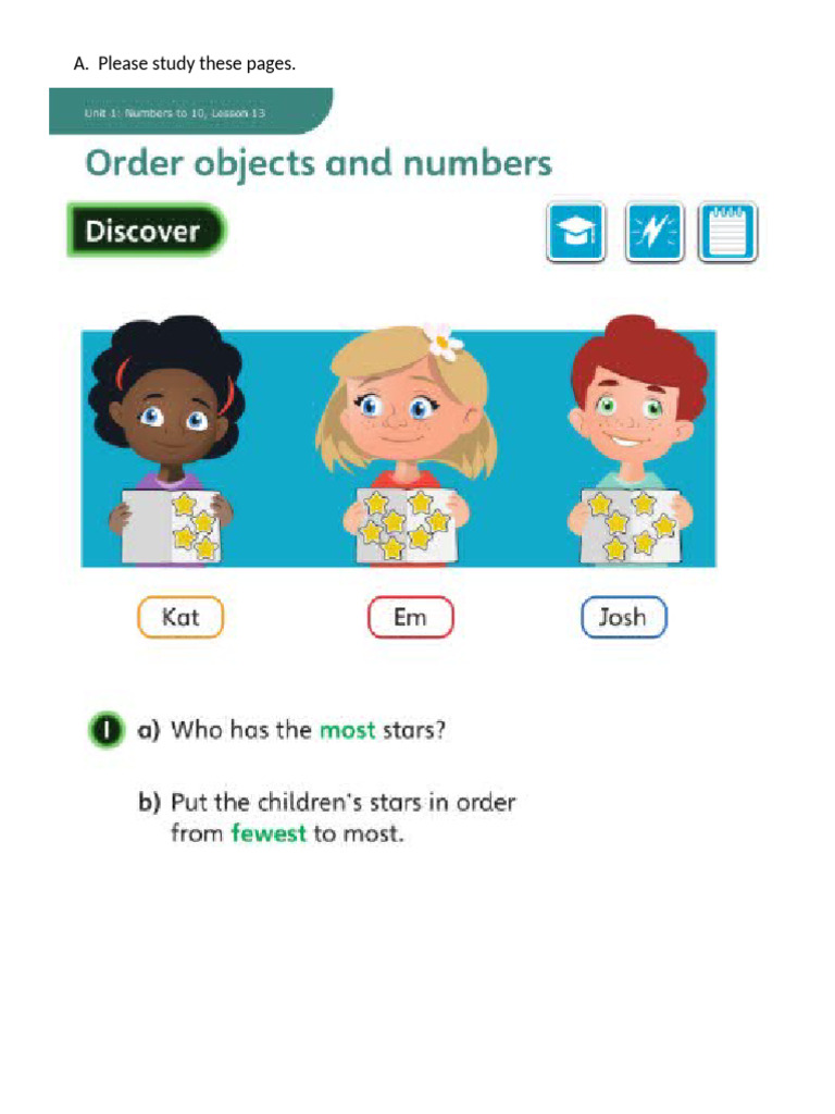 Math 1 Antarctica Order Objects and Numbers | PDF