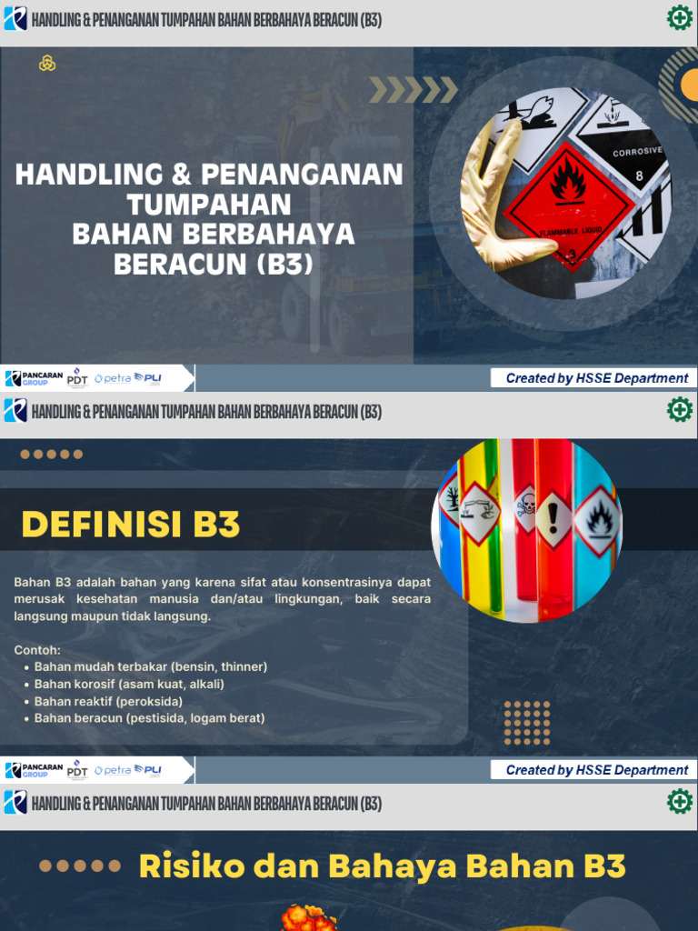 Penanganan Tumpahan Bahan Berbahaya B3 | PDF