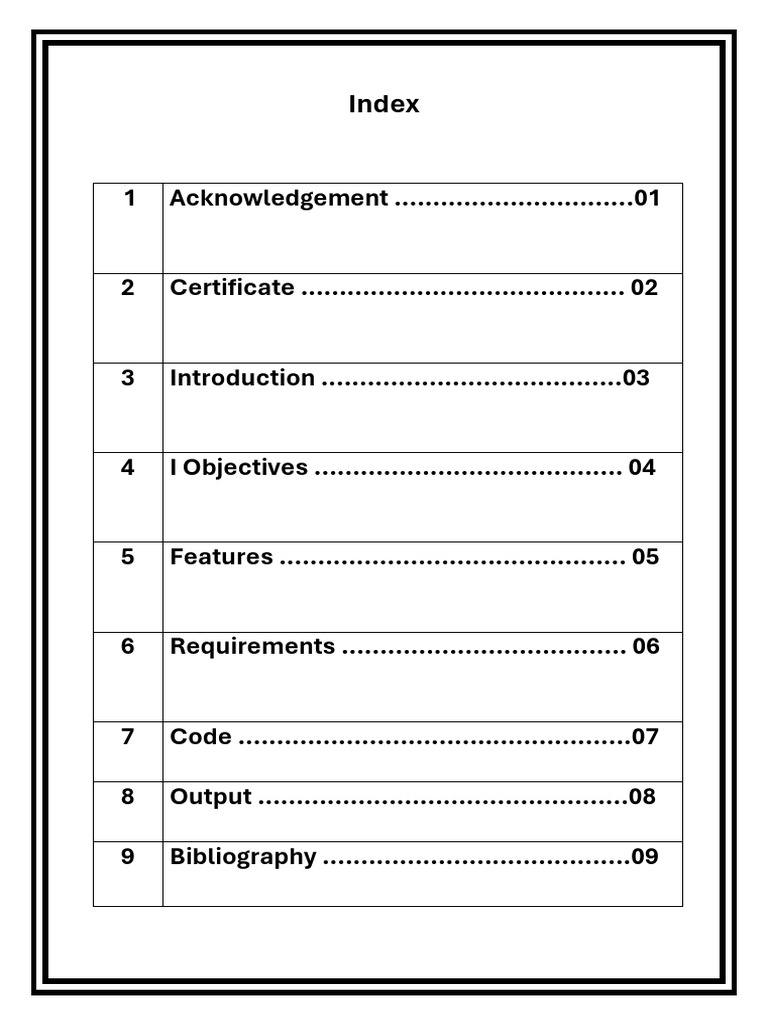 Project Overview and Documentation Guide | PDF