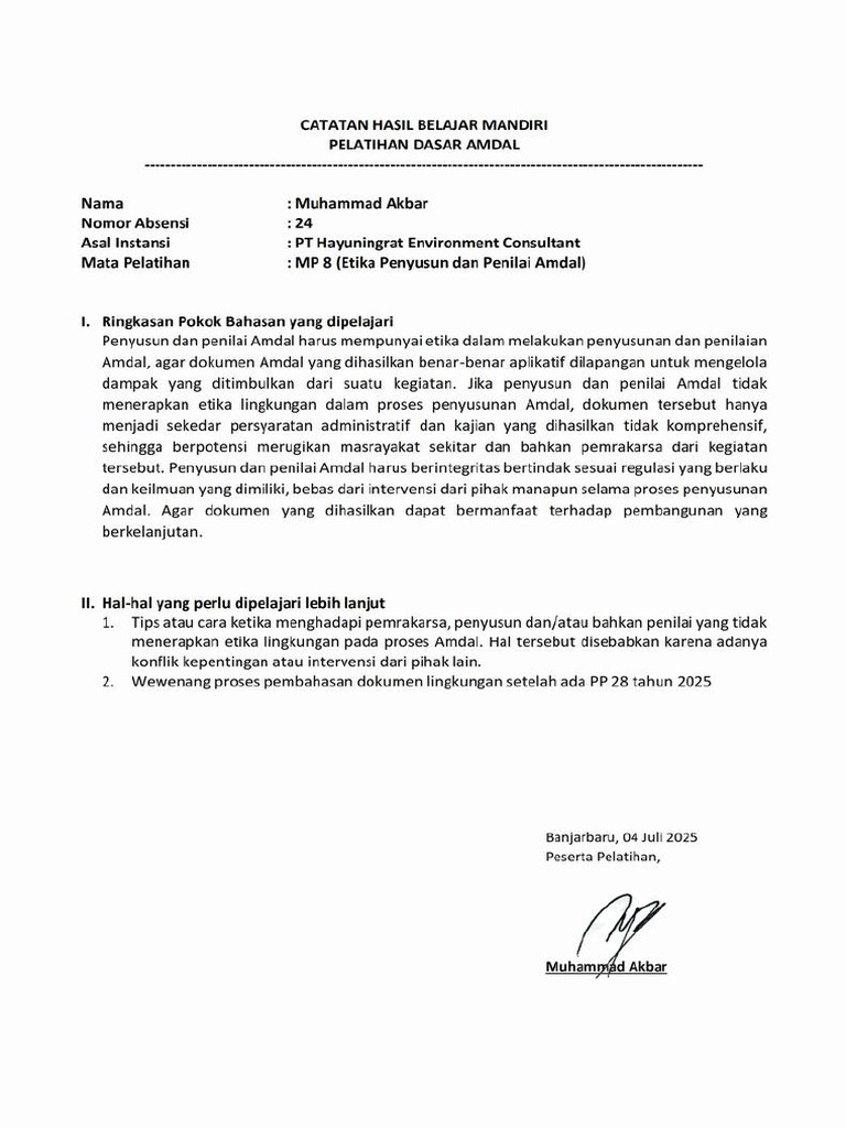 Tugas Belajar Mandiri MP8 - Muhammad Akbar | PDF